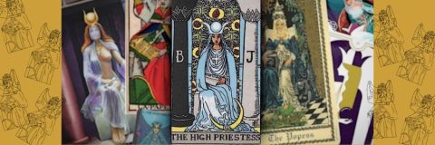 La Papesse dans le Tarot : signification de la Grande Prêtresse