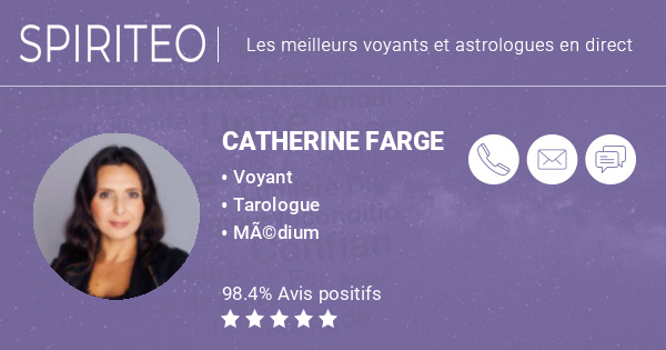 Voyance en ligne : Catherine Farge | Spiriteo France