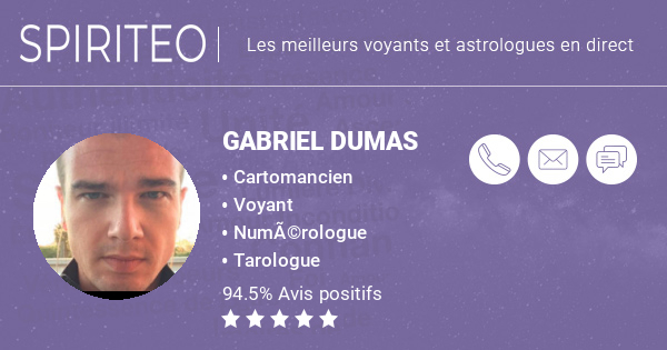 Voyance en ligne : Gabriel Dumas | Spiriteo France