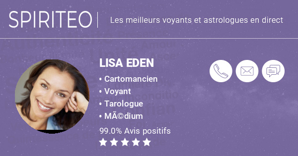 Voyance en ligne : Lisa Eden | Spiriteo France